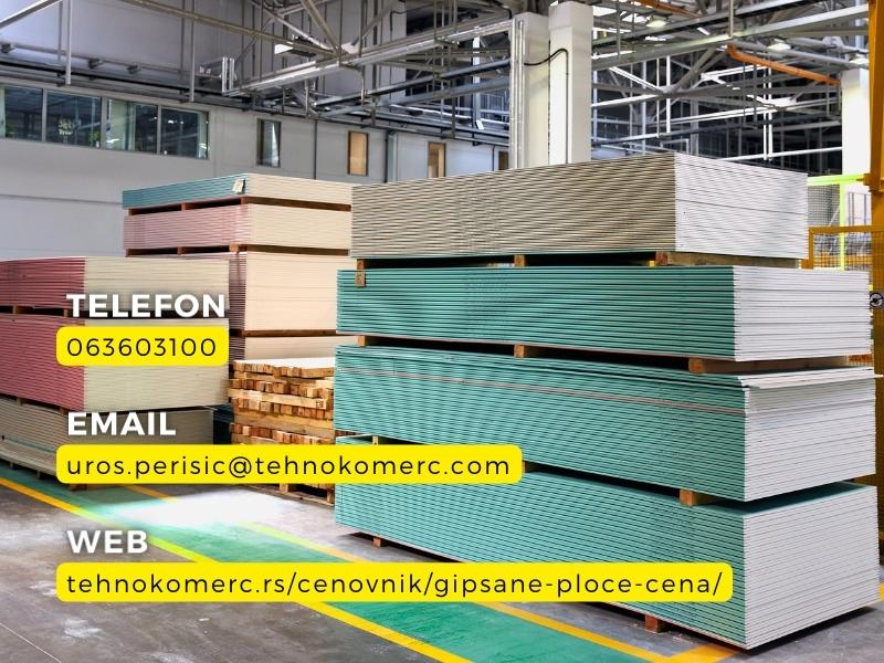 Gips ploče - Gips profili - Suva gradnja - Oglasi Kruševac